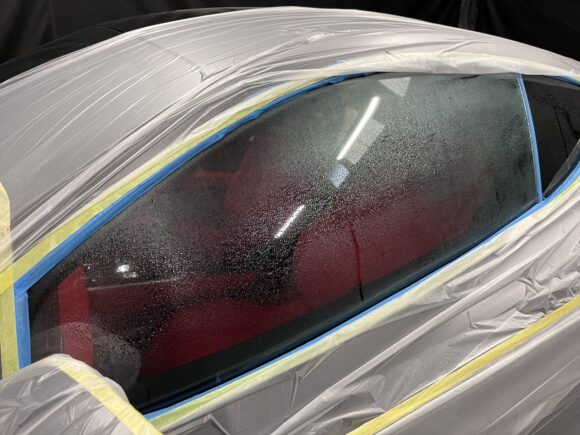 ロータス エミーラのガラス撥水コーティング – 広島のカーコーティング専門店 ティーズフィルムの施工ブログ